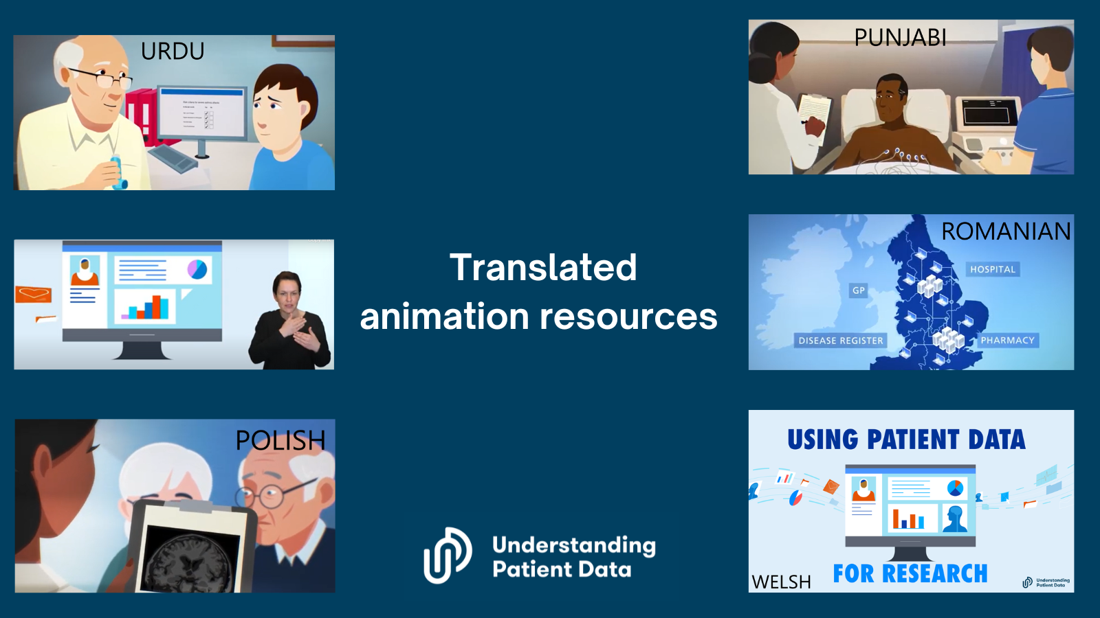 Translated animation resources | Understanding patient data